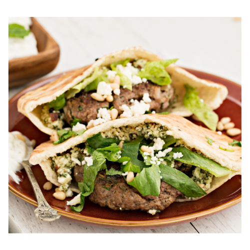 Locally Raised Moroccan Lamb Burgers - 4 x 113g – Yorkshire Valley Farms