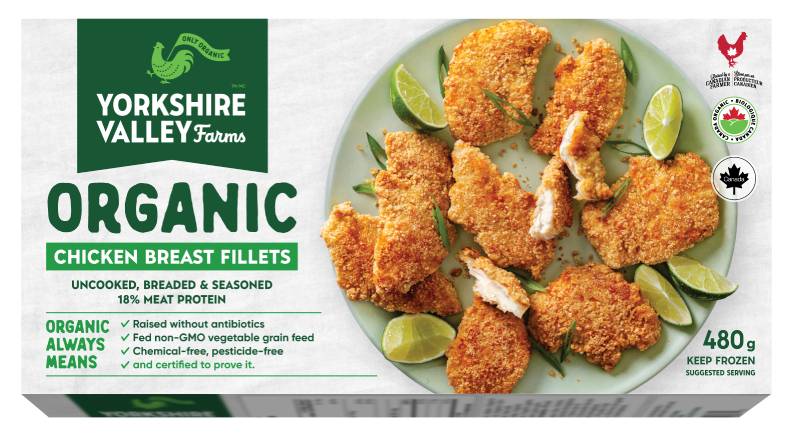 Organic Breaded Chicken Breast Fillets – Yorkshire Valley Farms