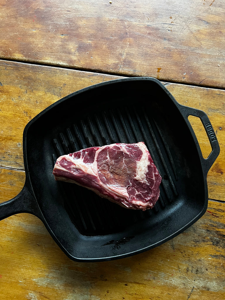 Ontario-Raised Grass-Fed Ribeye Steak, bone-in 300 - 400g – Yorkshire ...